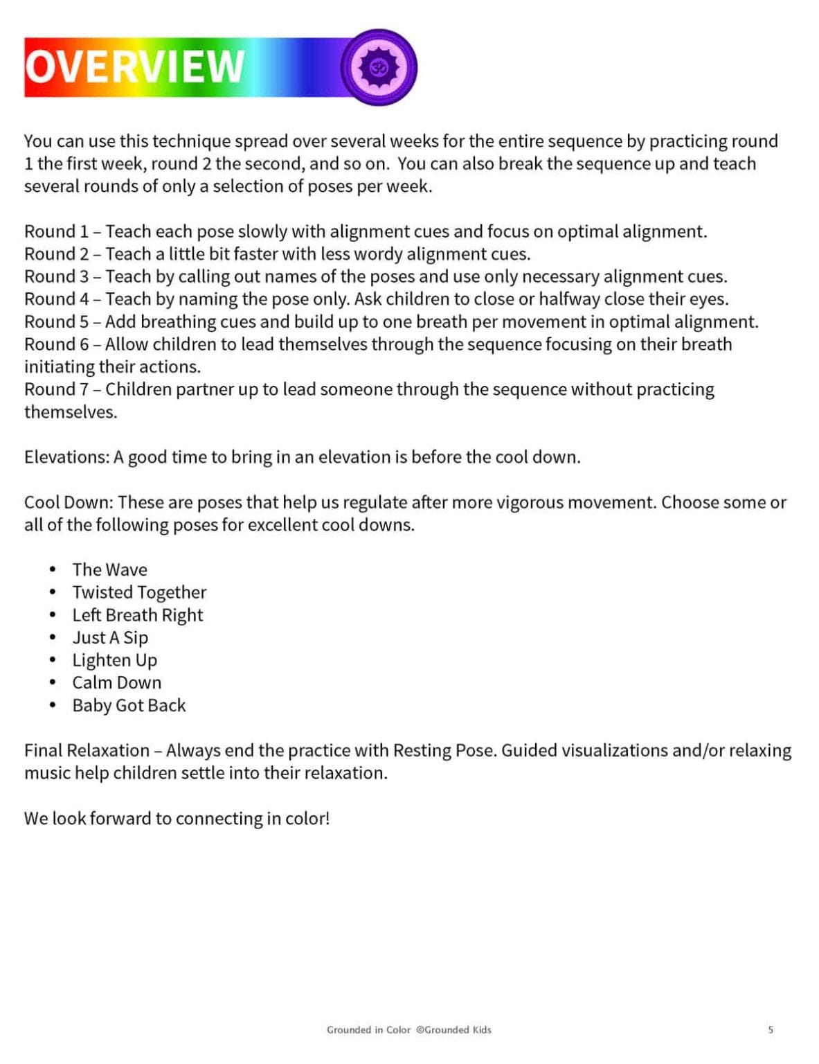 Grounded in Color Kids Yoga Curriculum – Kids Yoga & SEL Tools ...